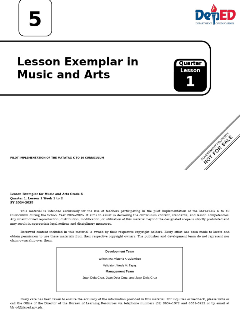 Early Philippine Music and Arts Overview | PDF | The Arts | Liberal ...