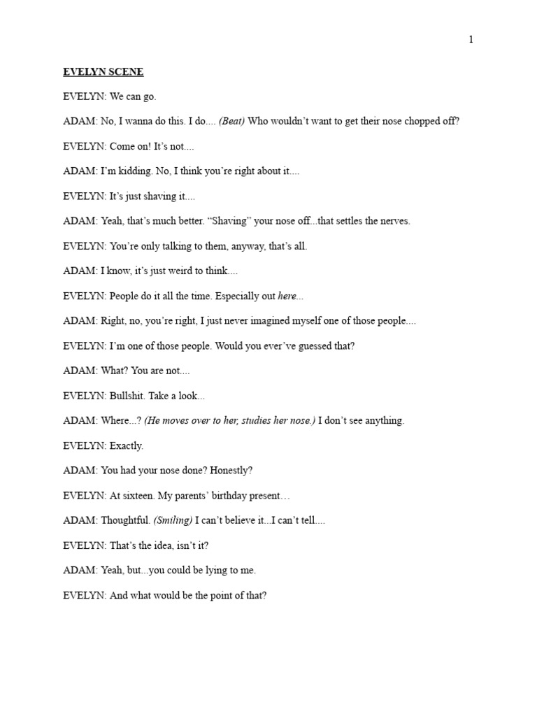 Evelyn First Round Packet | PDF