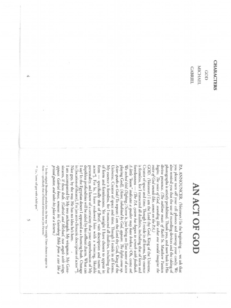 An Act of God | PDF