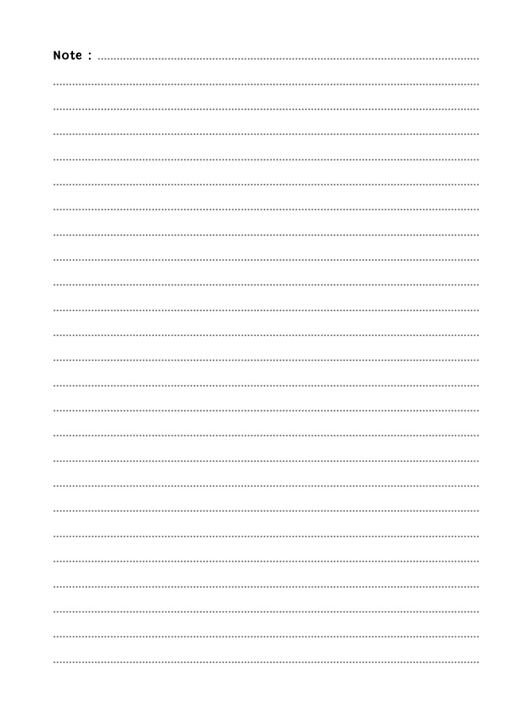 Note Page | PDF