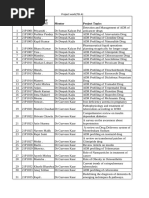 Pharmaceutics Project Topics for Students | PDF | Pharmaceutical ...