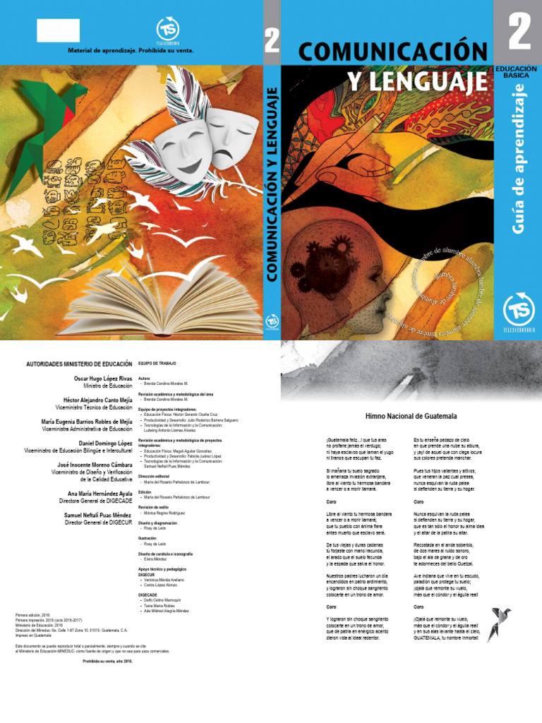 Comunicación y Lenguaje 2do. Básico Telesecundaria 2019 | PDF | Aprendizaje | Evaluación