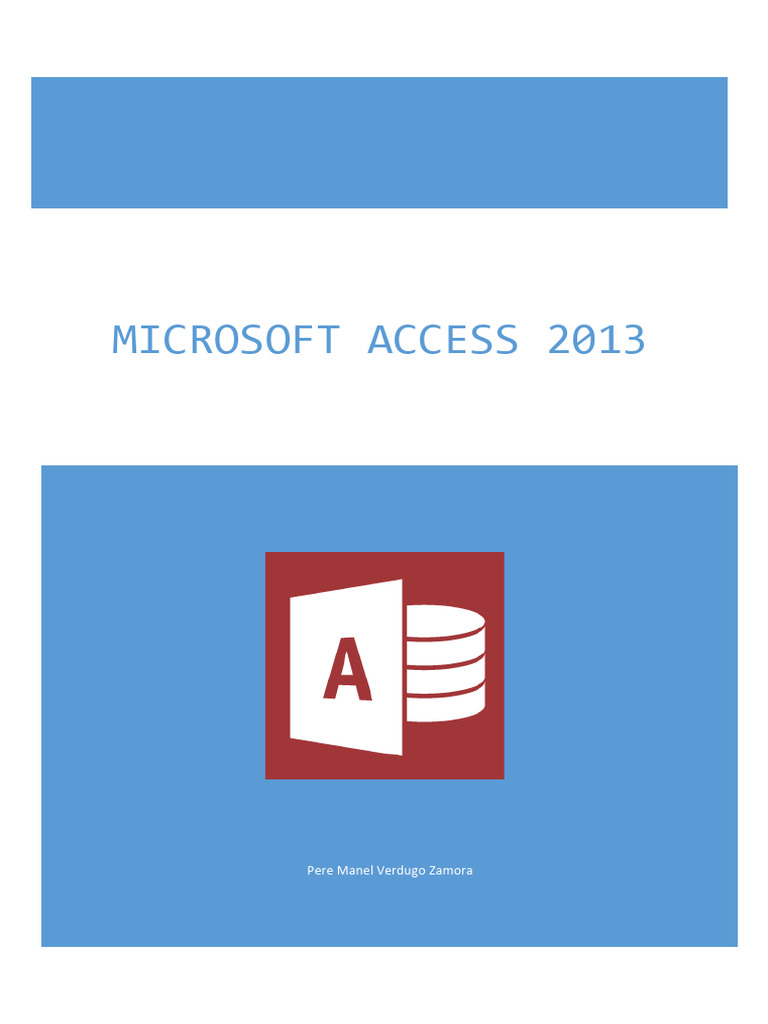 Microsoflt Access 2013 | PDF | Hipervínculo | acceso Microsoft