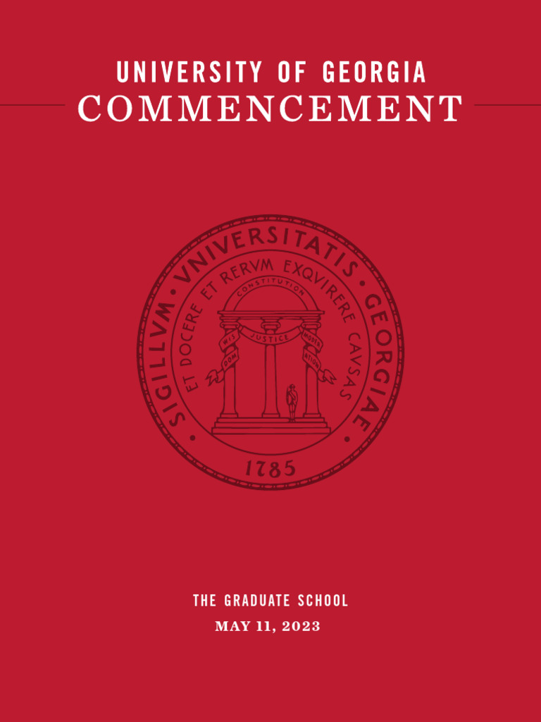 2023 Spring Commencement Graduate Program | PDF