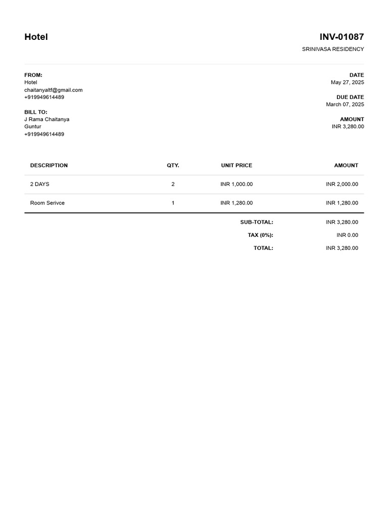 Print Invoice | PDF