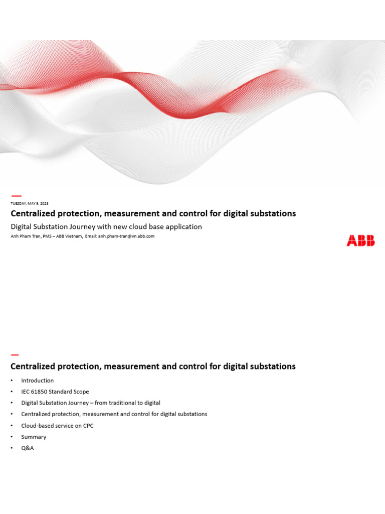1 Centralized Protection Measurement And Control For Digital