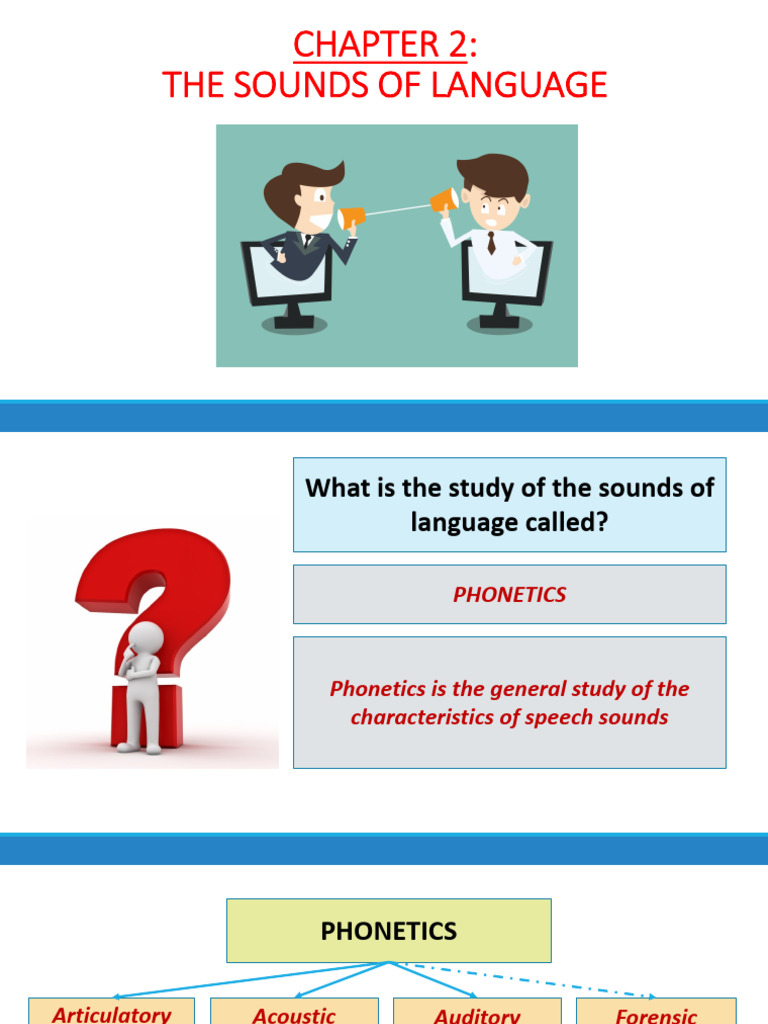 Linguistics-Chapter 2-The Sounds of Language | PDF | Phonetics | Vowel