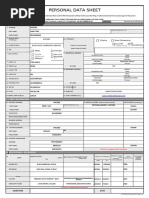 Blank Form - Pds 2023 | PDF