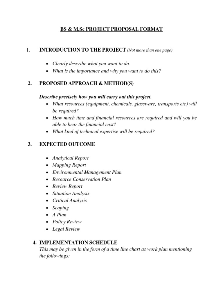 Project Proposal Expected Outcomes | PDF | Art