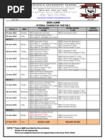 Grade 10 & 11 June Exam Timetable - 2025 | PDF