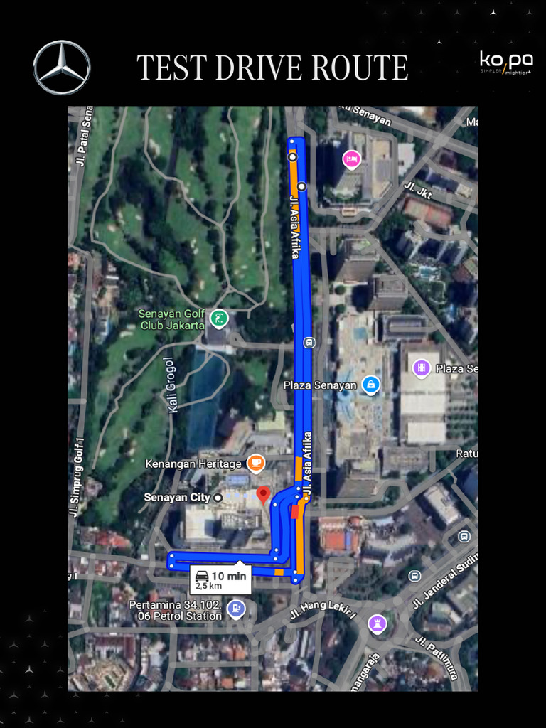 Test Drive Map (A4) | PDF