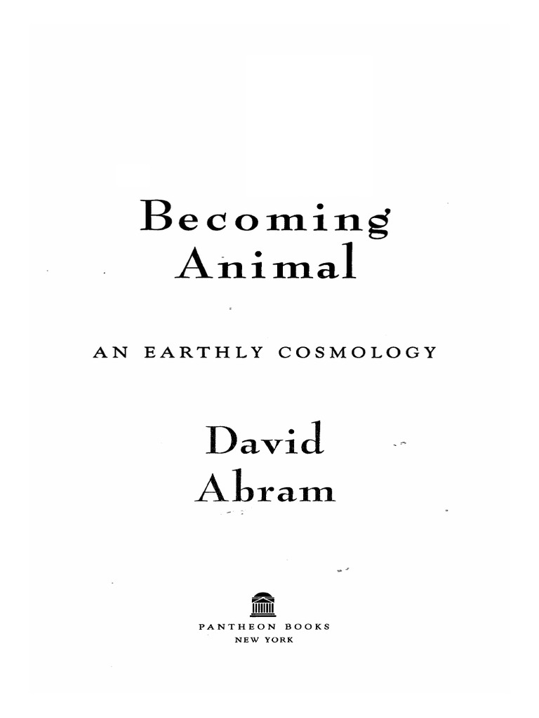 Abram Becoming Animal | PDF