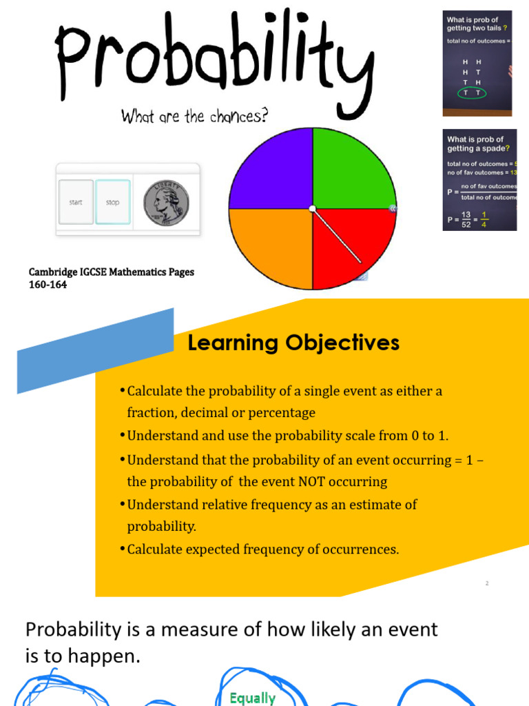 1 - Probability of Single Events | PDF | Probability | Dice