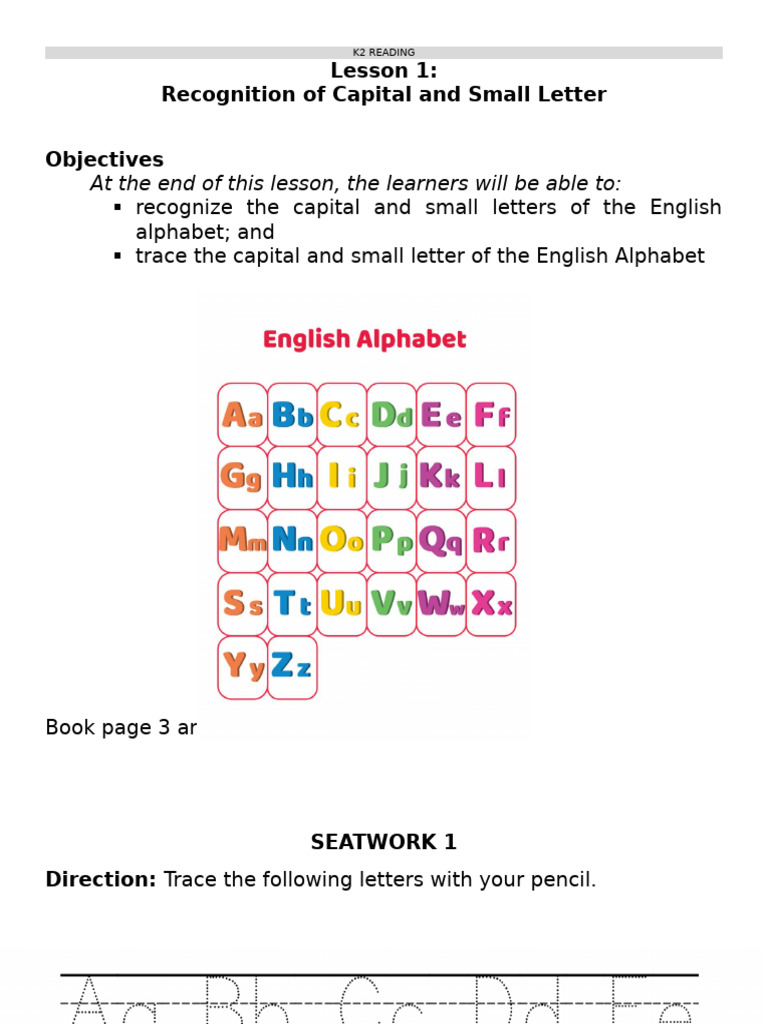 Reading - K2 | PDF | Collation | Orthography
