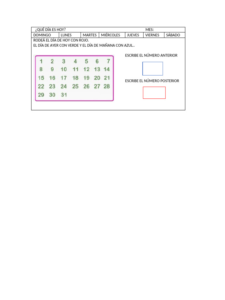 Qué Día Es Hoy | PDF