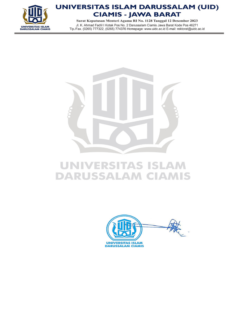 Panduan UAS Semester Genap UID Ciamis | PDF