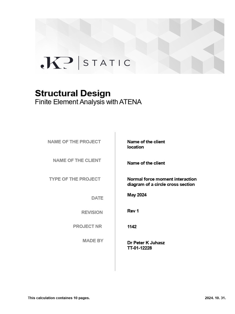 1142 - Modelo Estructural IR ATENA | PDF | Structural Engineering | Mechanical Engineering