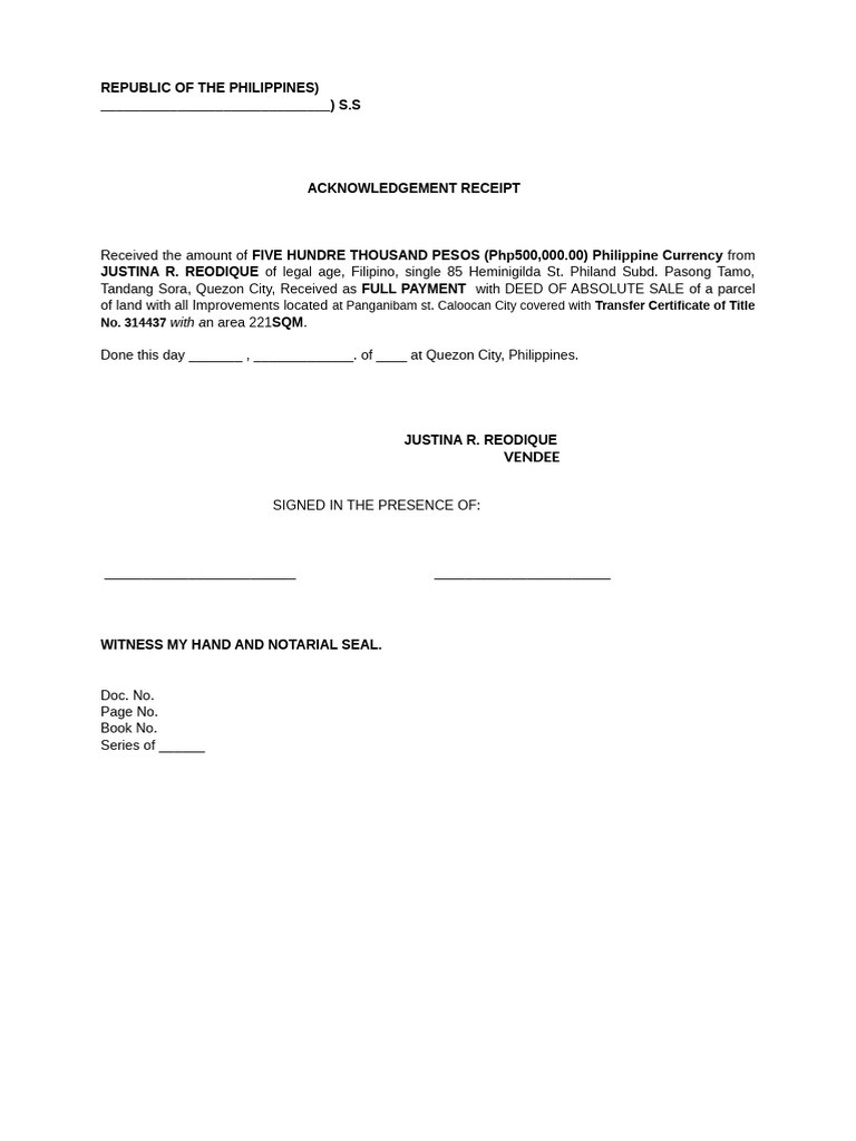 Acknowledgement | PDF