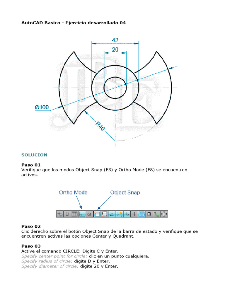 AutoCAD Basico 4 | PDF