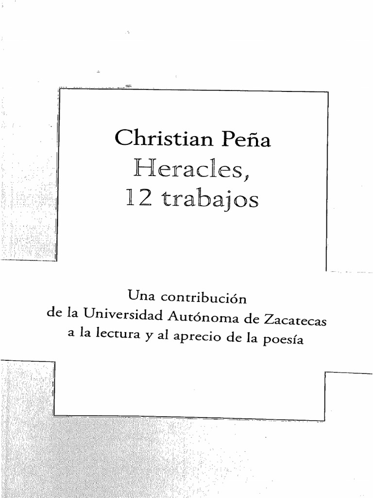 Christian Peña, Heracles | PDF