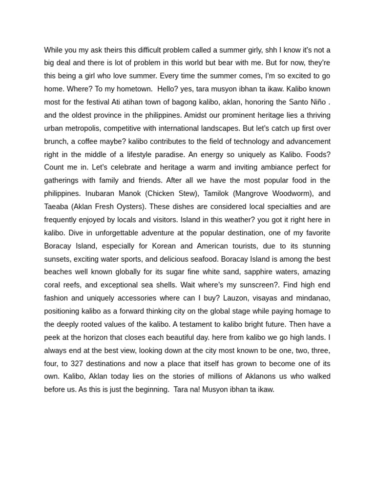 Entertainment Speech | PDF