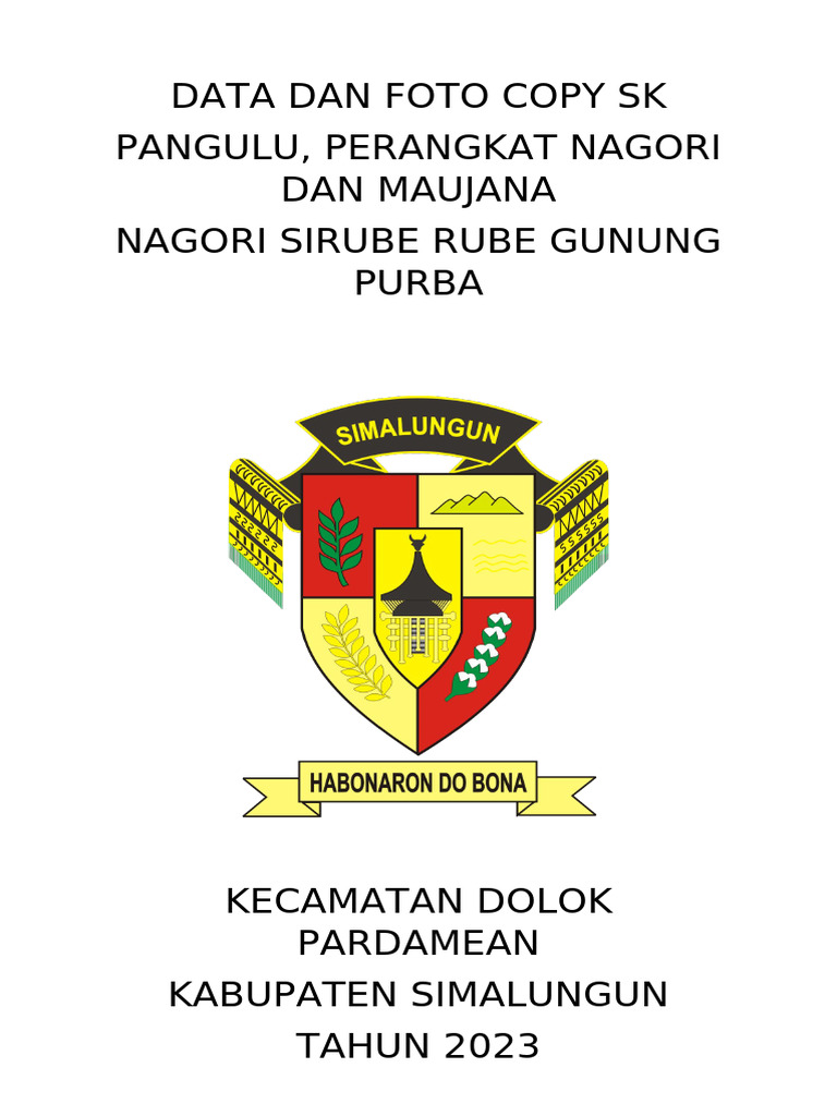 Data Dan Foto Copy SK | PDF