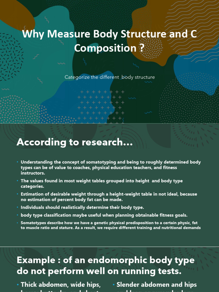 The Importance of Body Type and Body Composition. | PDF | Adipose Tissue | Skeletal Muscle