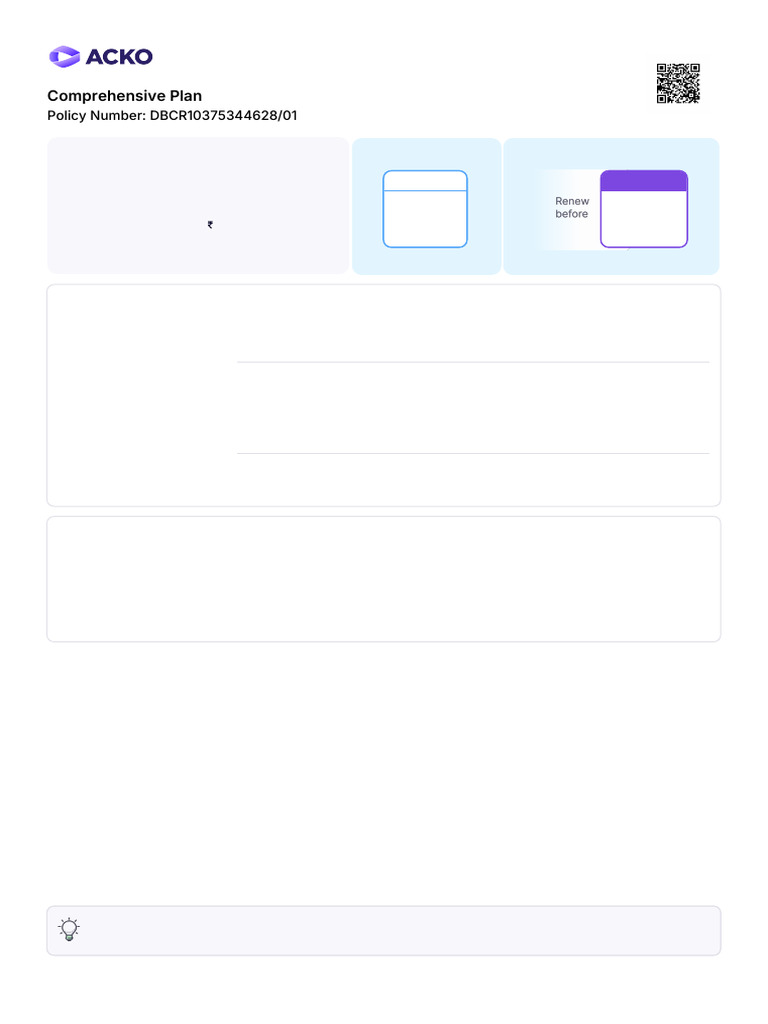 Acko 20250526 | PDF | Insurance | Motorcycle
