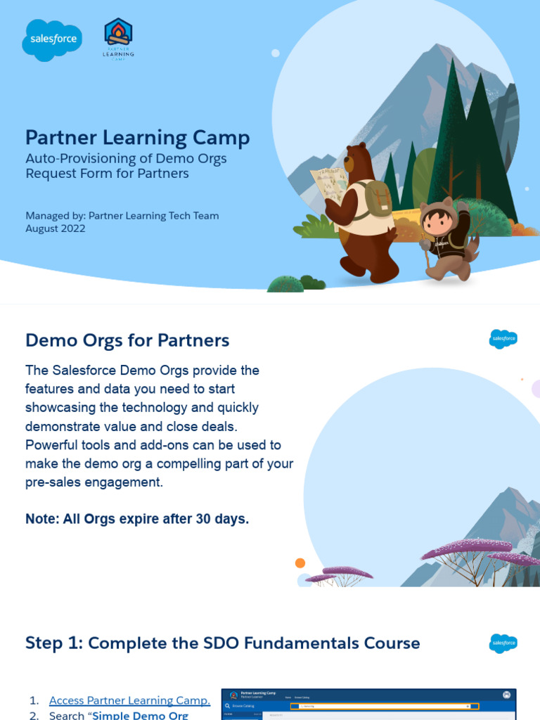 Demo Org Request Process for Partners | PDF | Cyberspace | Computing