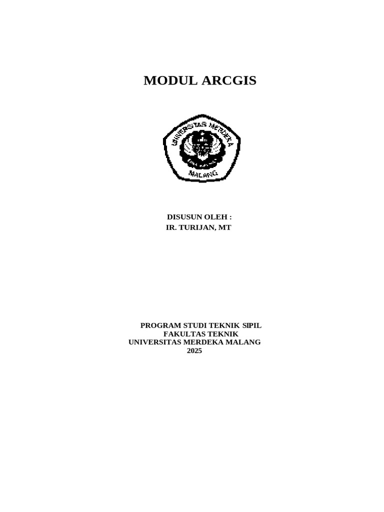 Panduan Menggambar di ArcMap 2025 | PDF