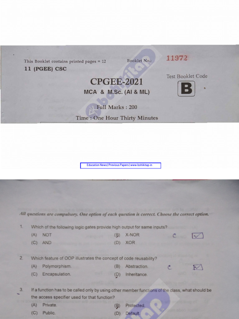 Cpgee 2021 Mca | PDF