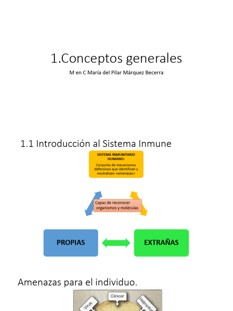 Conceptos Generales | PDF | Sistema inmune | Sistema inmune innato