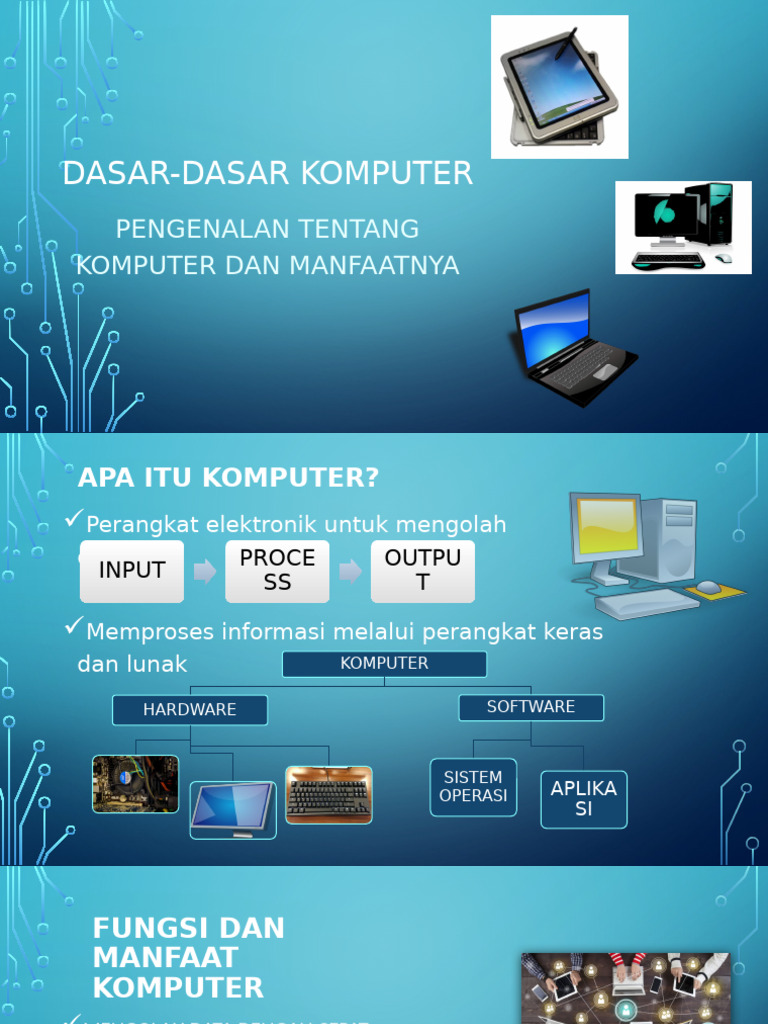PPTX: Dasar-Dasar Komputer | PDF