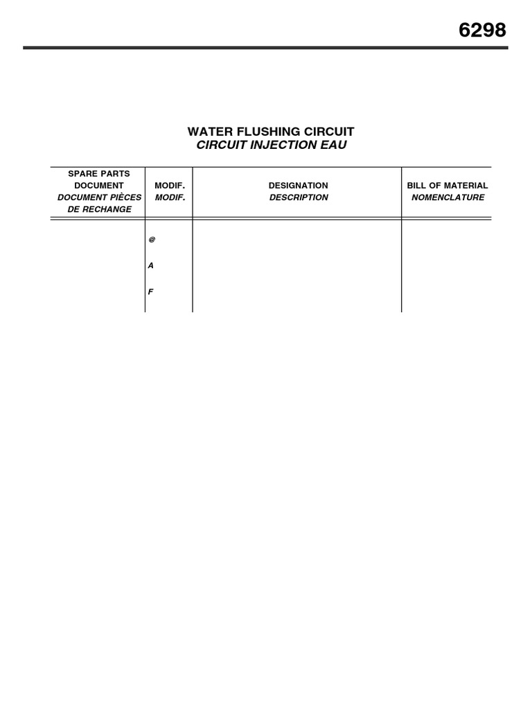 S12 Water Flushing Circuit | PDF | Tools | Manufactured Goods