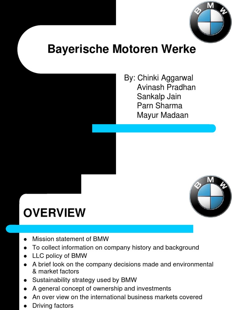 An Overview of BMW Group's Business Operations, Sustainability Strategy ...