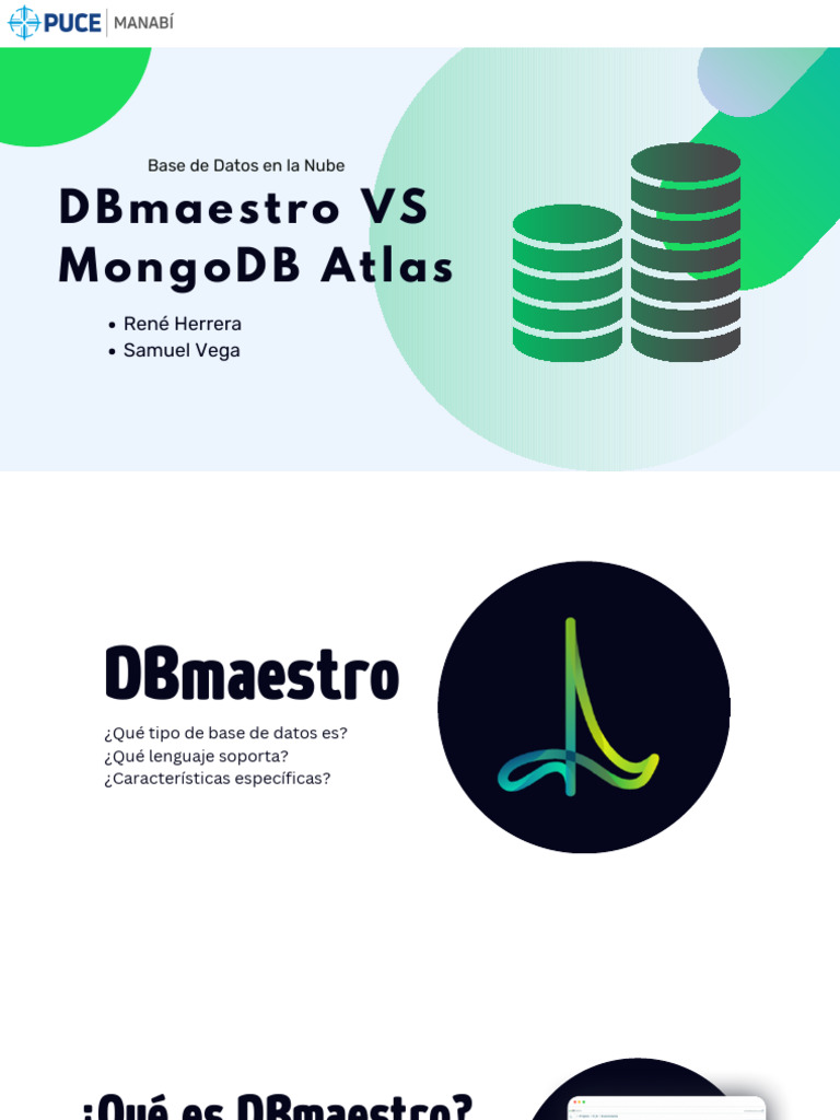 DBmaestro Vs MongoDB Atlas | PDF | Computación en la nube | Mongo Db