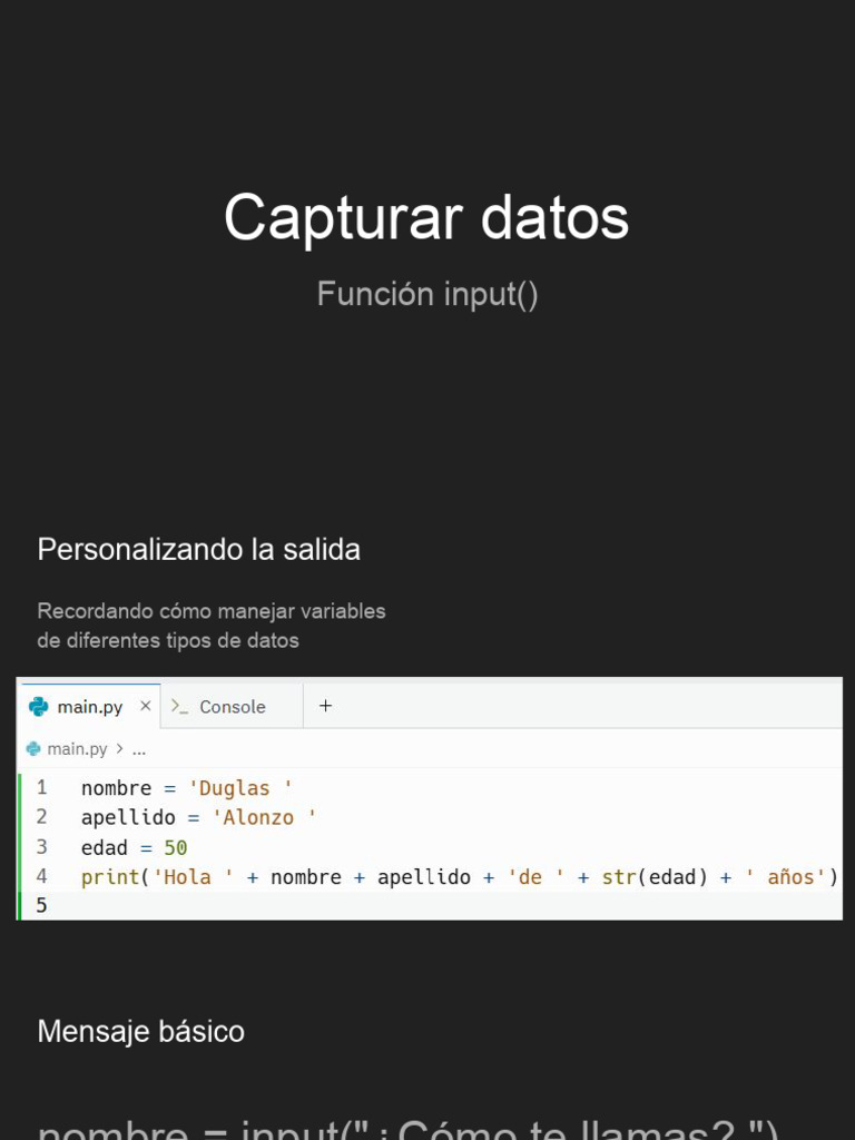 Capturar Datos - Python | PDF
