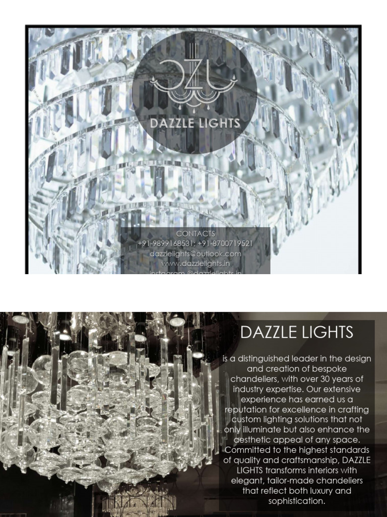 Custom Chandeliers by Dazzle Lights | PDF