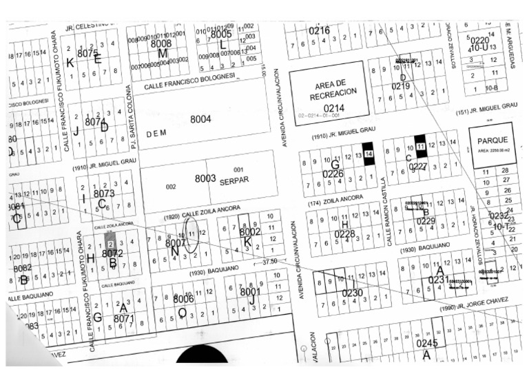 Plano de Mi Vecindad | PDF