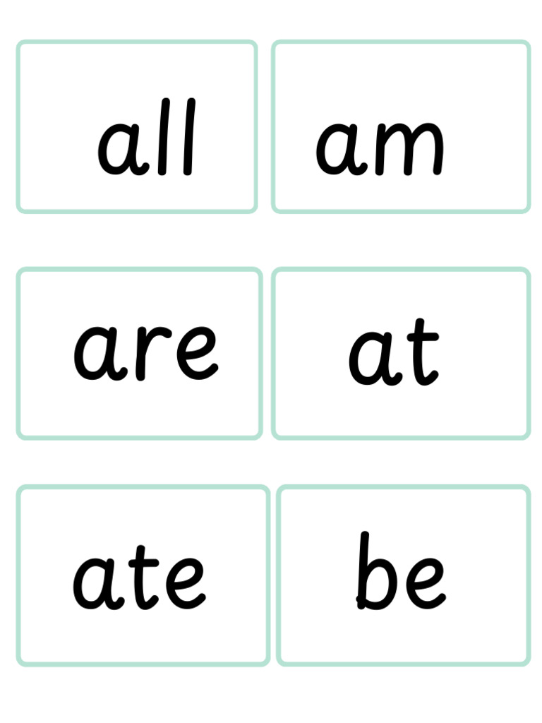 Primer Sight Words Flashcards (1) | PDF