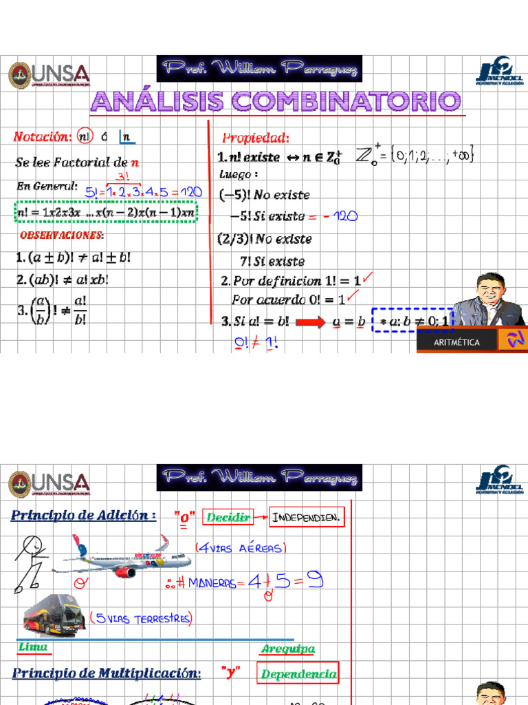 Clase 1 Analisis Combinatorio | PDF