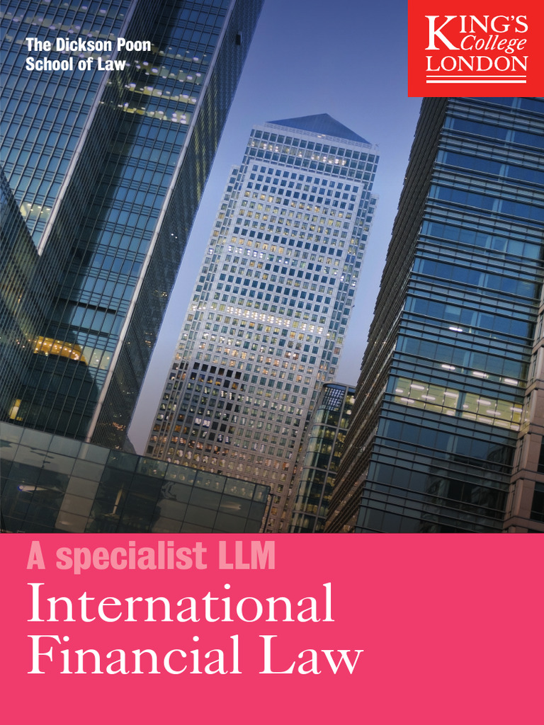 LLM in International Financial Law | PDF | Banks | Securitization