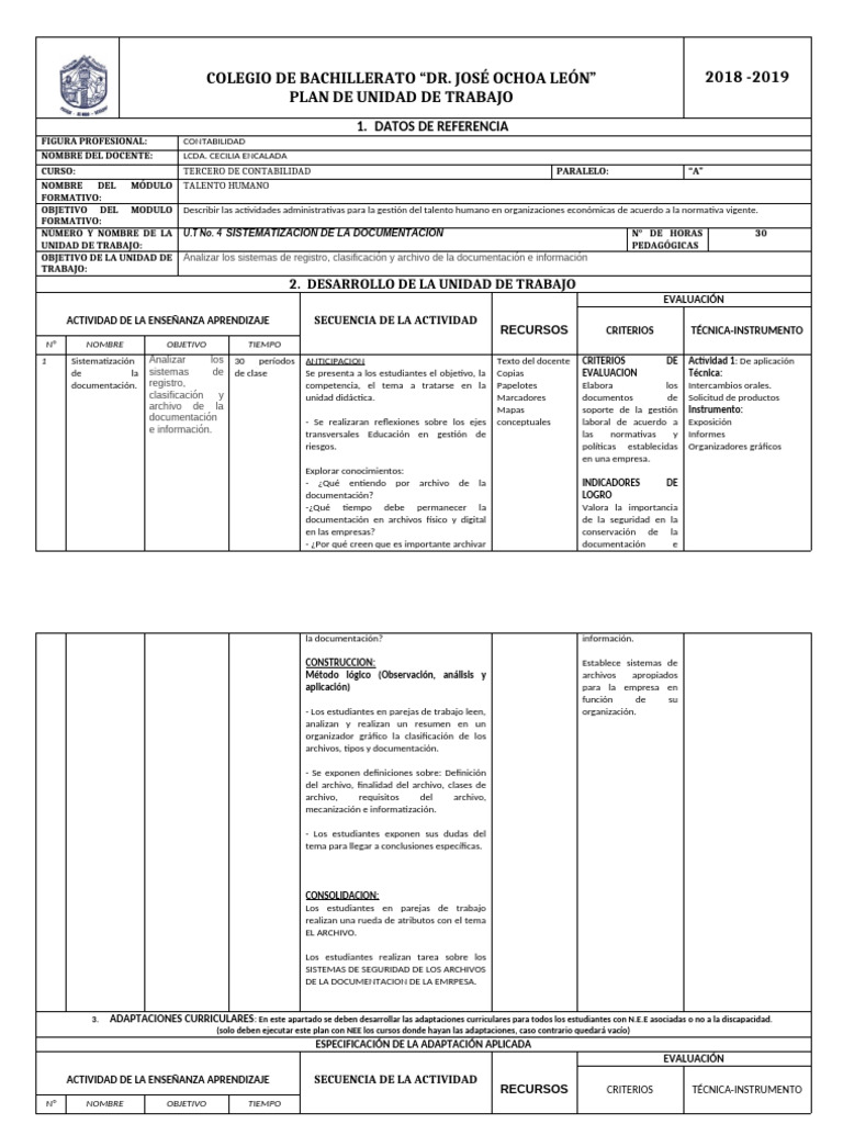 Pud 4 RRHH | PDF | Evaluación | Aprendizaje