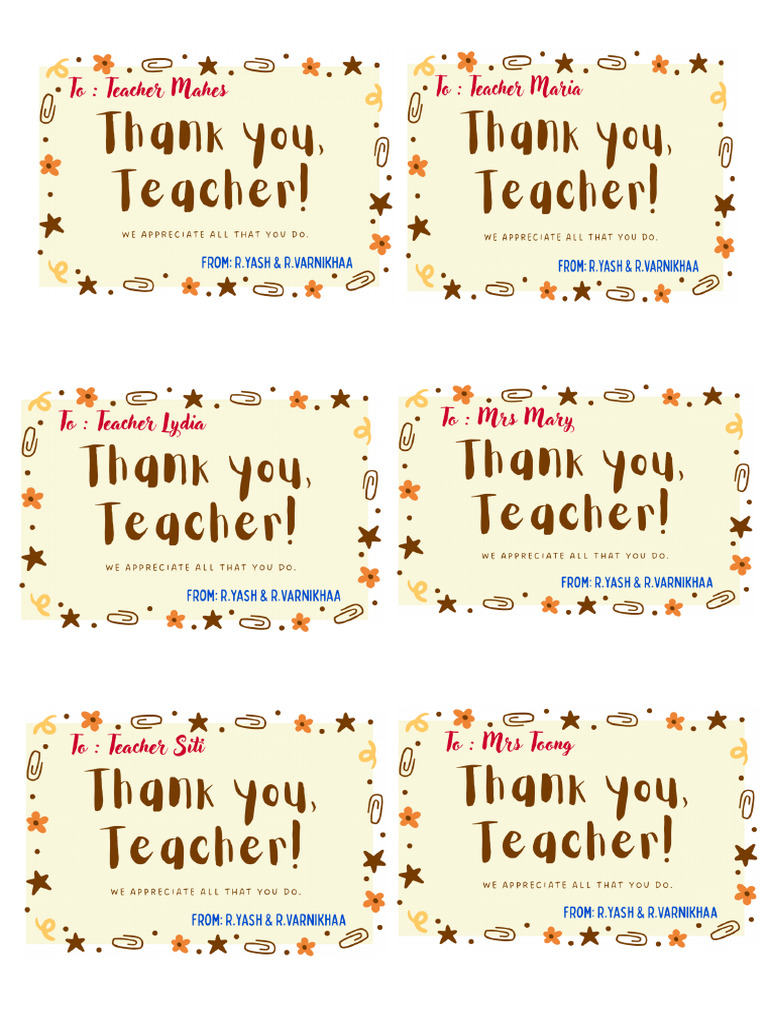 Teachers Day | PDF