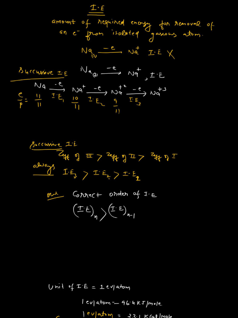 Periodic Table Ionisation Energy | PDF