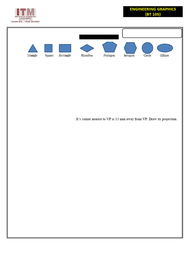 Question Bank (Projection of Plane) | PDF | Perpendicular | Angle