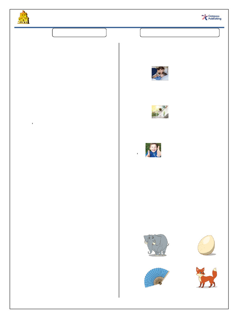Big Show Unit Test: Language Skills | PDF