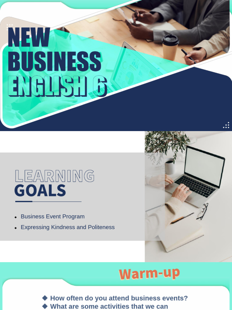 BusinessEnglish6 Lesson10 LessonSlides | PDF | Verb | Language Mechanics