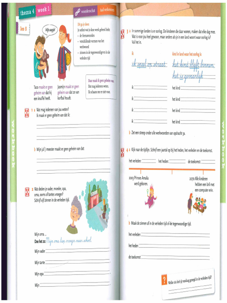 Groep 5 Antwoorden Taal | PDF