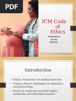 Ethics Icm | PDF | Midwife | Midwifery